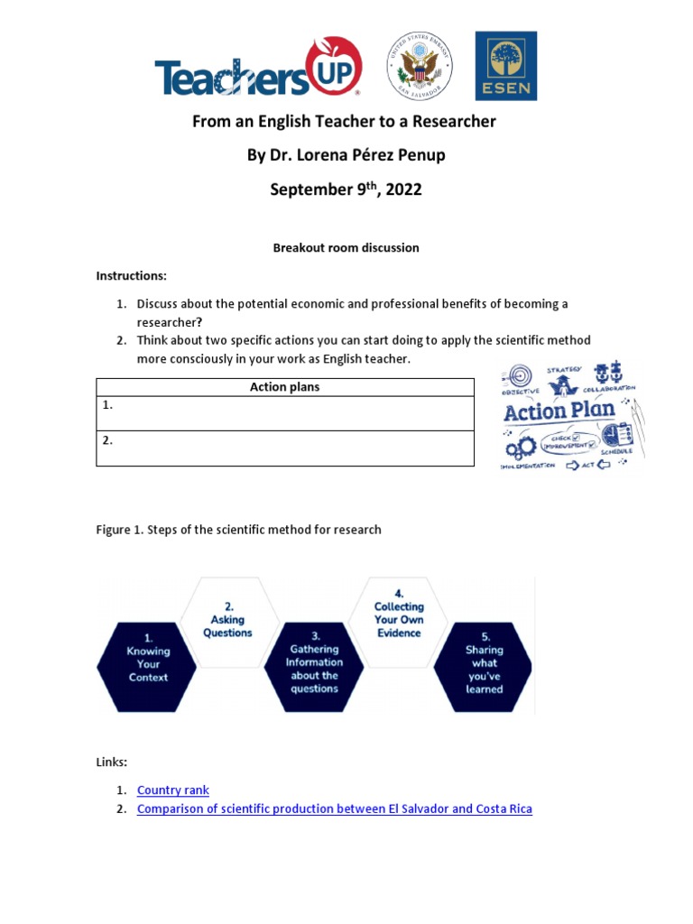 Handout - From English Teacher To Reseacher | PDF