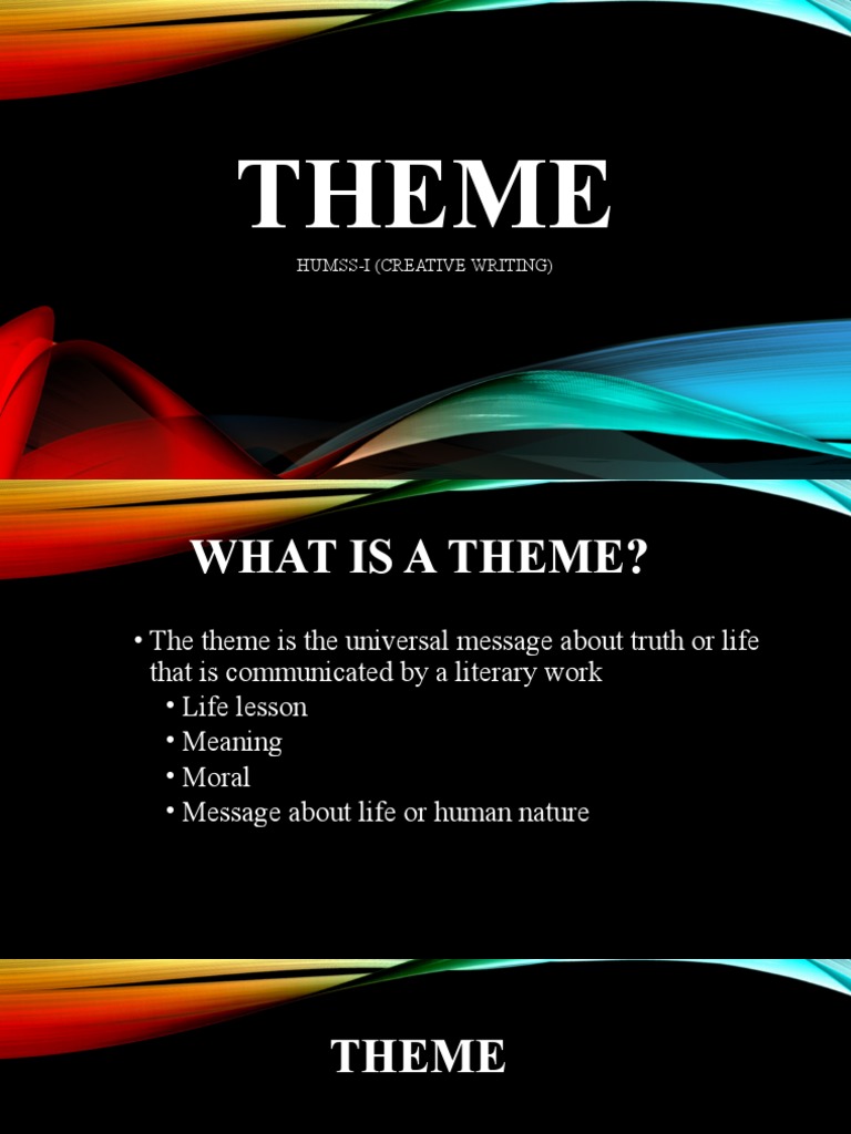 Topic 11 - Theme | PDF