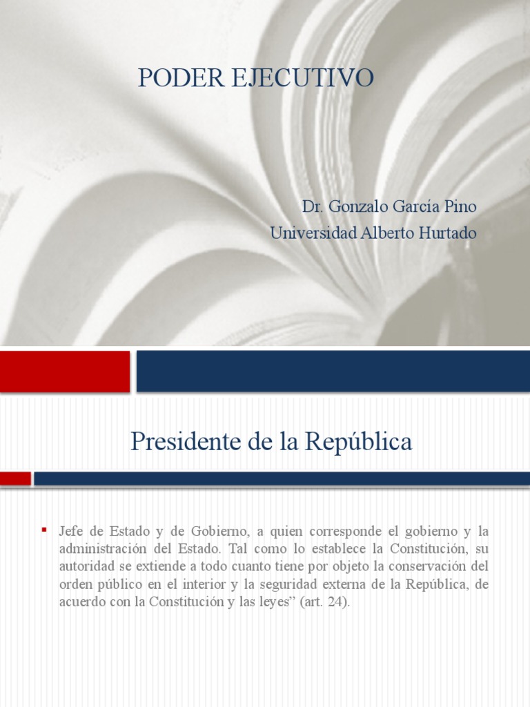 Poder Ejecutivo .pptx | PDF | Perdón | Regulación
