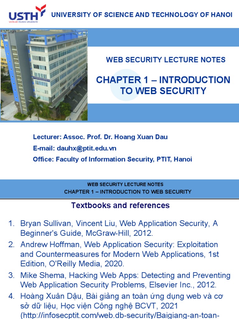 DauHoang WebSecurity Chapter 1 Introduction To Web Security PDF | PDF ...