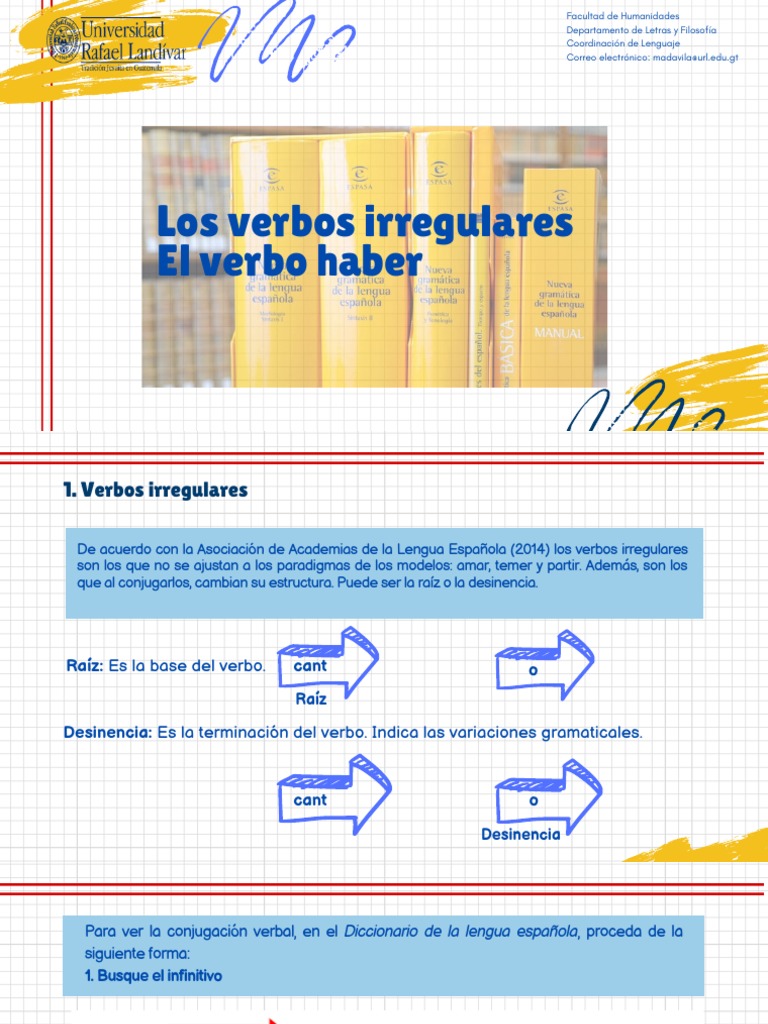 Verbos Irregulares | PDF | Verbo | Conjugación gramatical