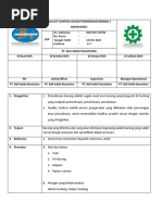 12 Contoh SOP Produksi | PDF