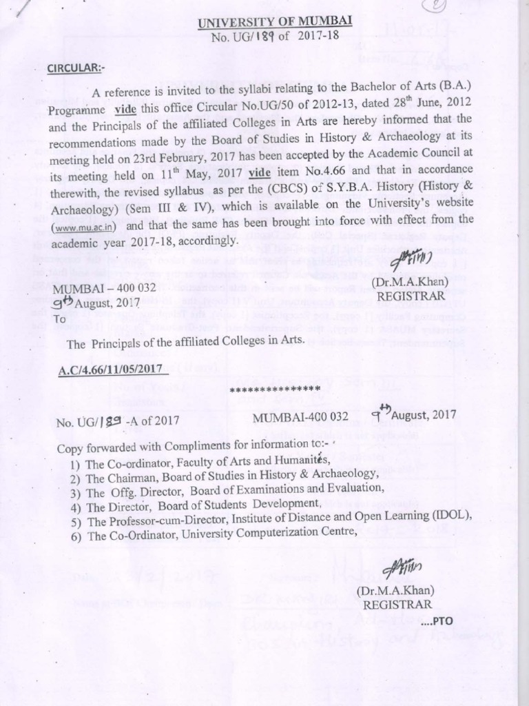 4.66 SYBA History History Archecology Sem III Sem IV2 | PDF