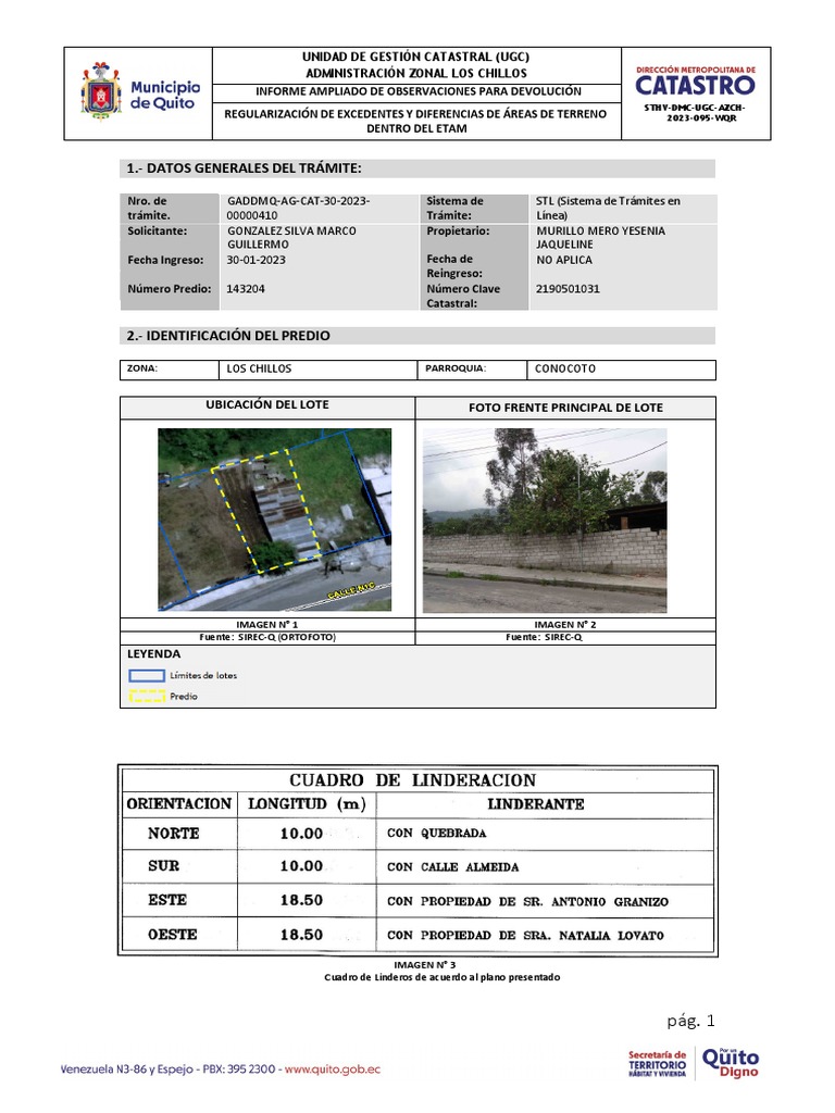 STHV DMC UGC AZCH 2023 095 WQR - 143204 Signed Signed PDF | PDF | Datos ...