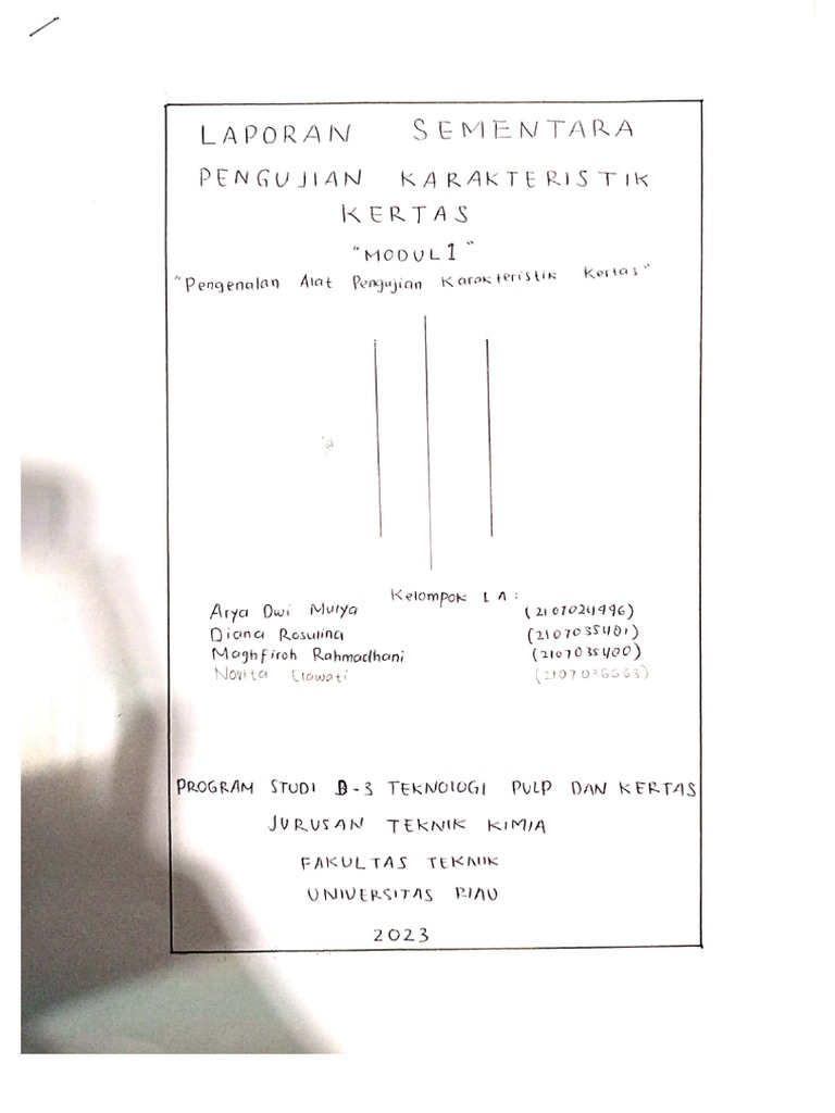 Modul 1 Lap Sementara | PDF