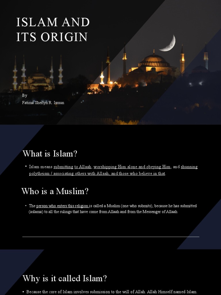 Islam and Its Origin | PDF | Muhammad | Allah
