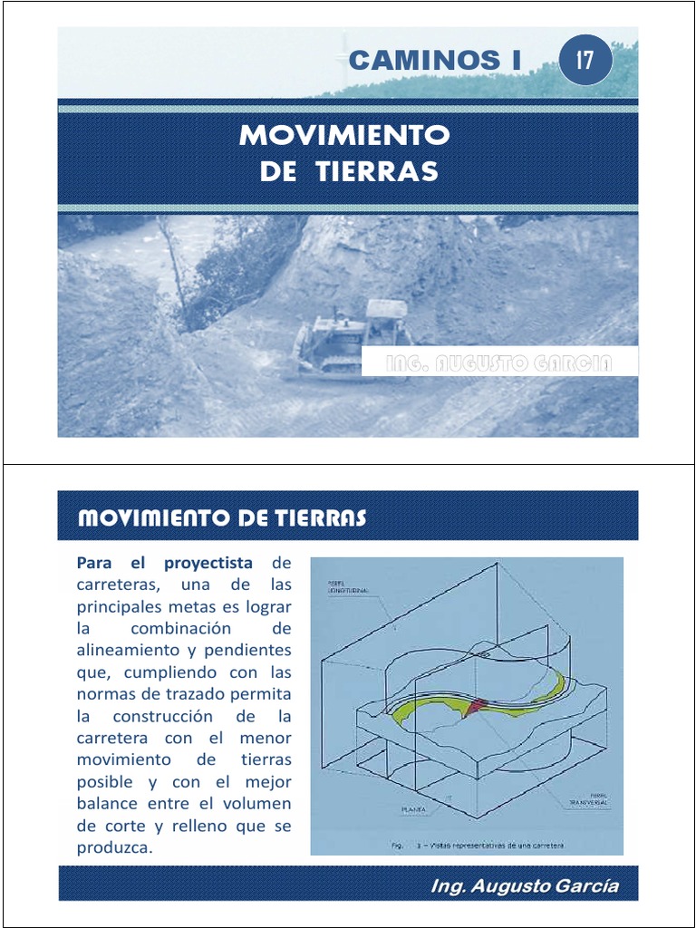 Movimiento de Tierras | PDF | Volumen | Cantidades fisicas