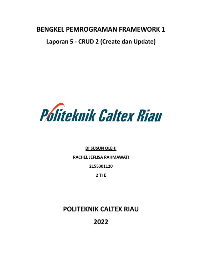 Laporan 5-Rachel TIE-BPF | PDF