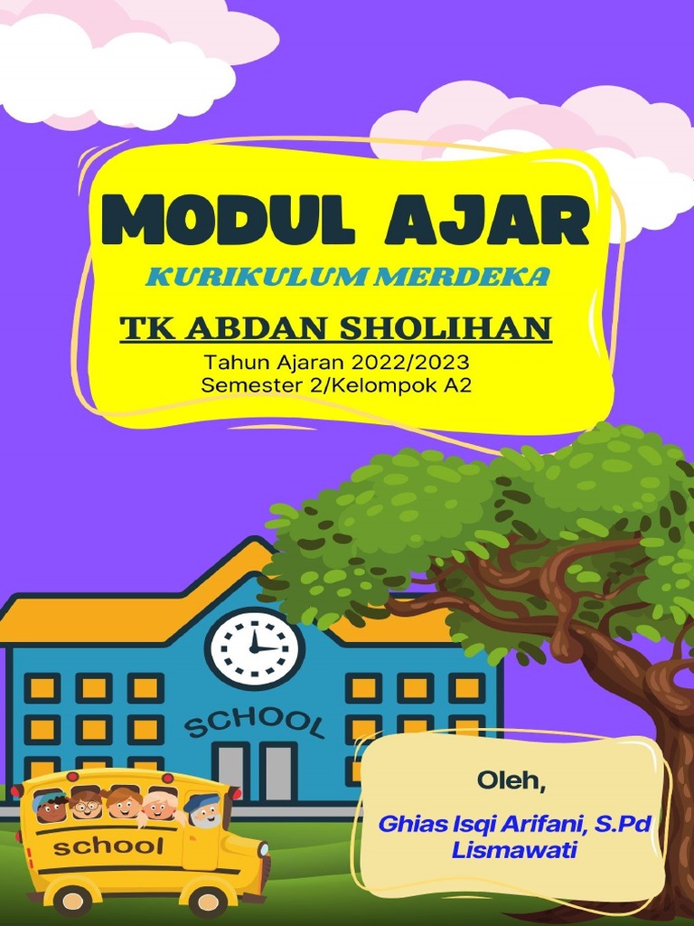 Modul Ajar TK A Semester 2: Transportasi | PDF