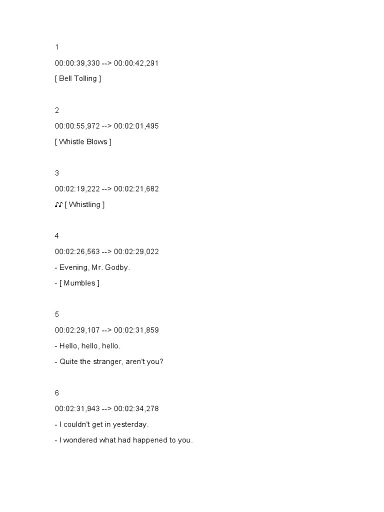 Brief Encounter - Dialogues of The 1945 Film | PDF