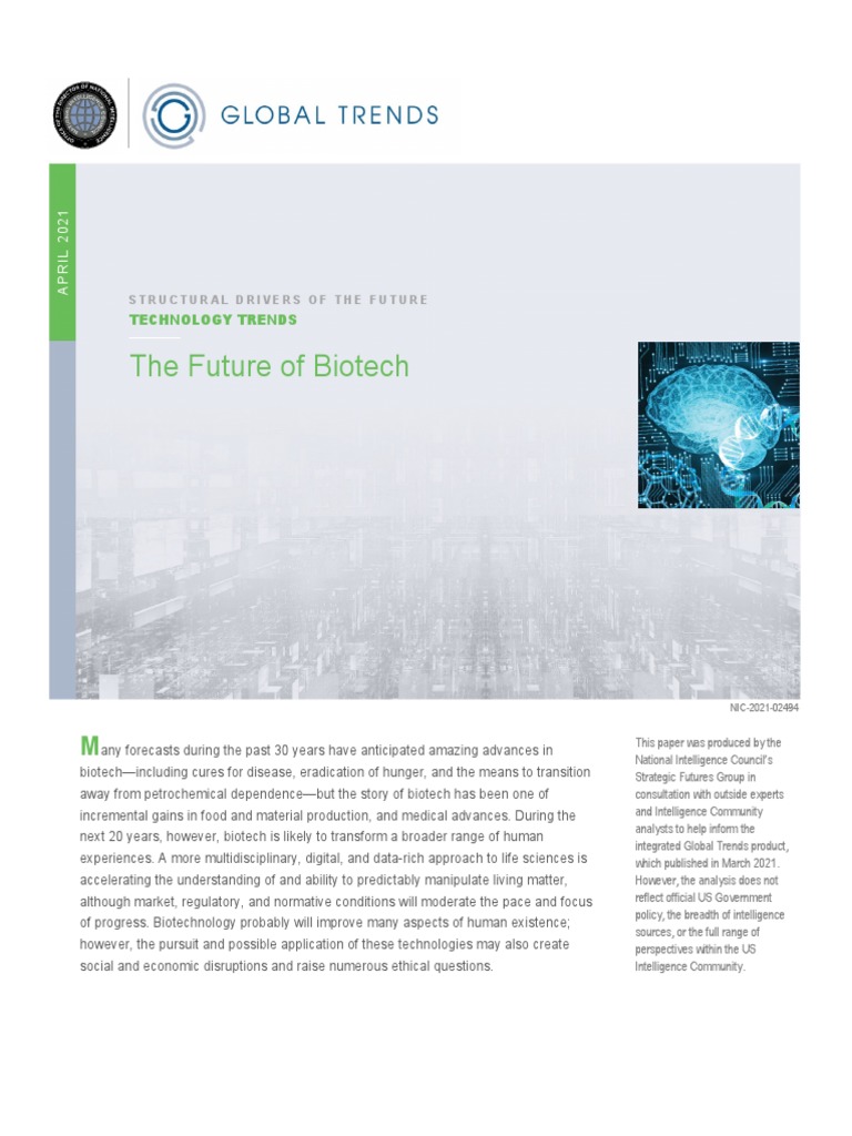Future of Biotech | PDF | Biotechnology | Agriculture