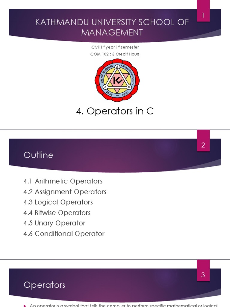 Operators | PDF | Computer Architecture | Software Development Operators | PDF | Computer Architecture | Software Development