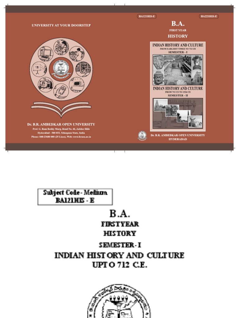 UGSemsterSyllabus 1YEAR History English 1sem121history English PDF ...