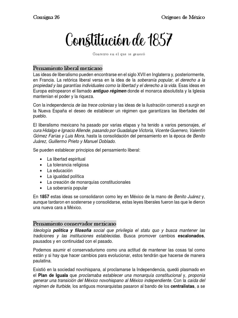 Constitución 1857 | PDF | Gobierno | Teorías políticas