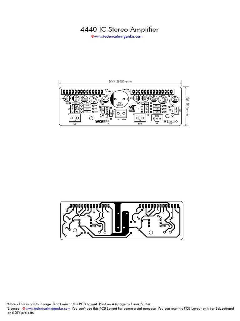 4440 Amplifier Technical Mriganka PDF | PDF | Electromagnetism ...