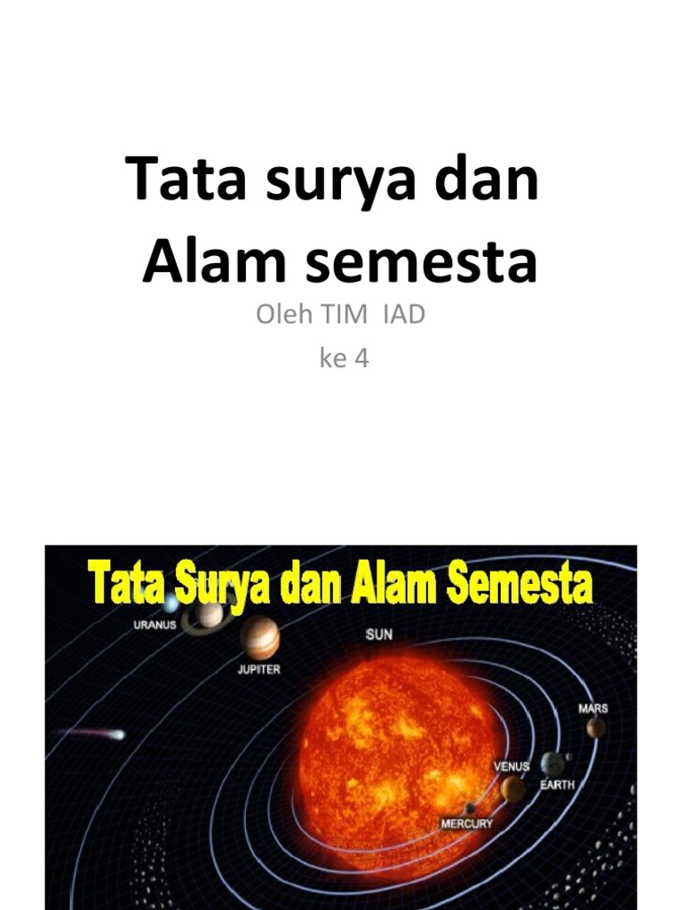 Teori Alam Semesta & Peran Matahari | PDF