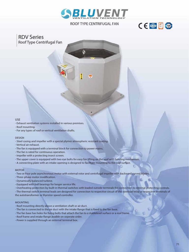 RDV Serisi PDF | PDF | Electric Motor | Power Engineering