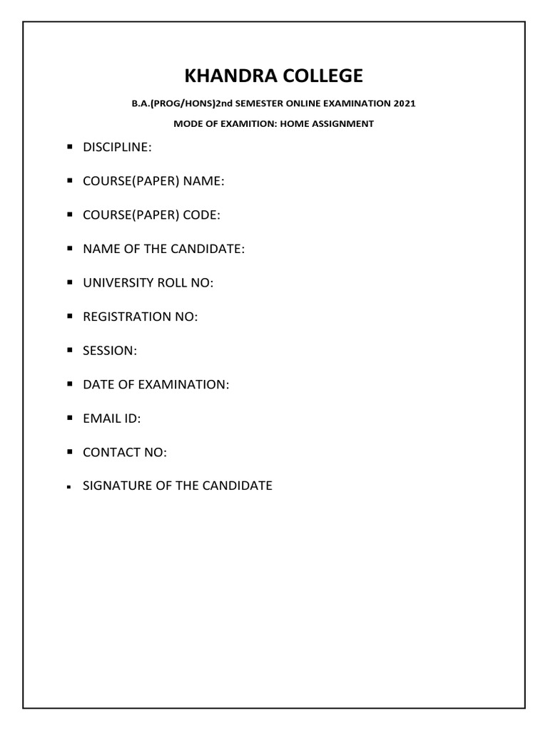 Khandra College | PDF