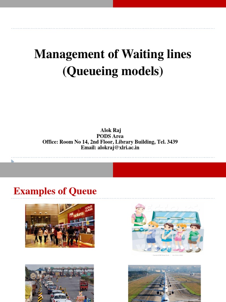 Waiting Lines PDF | PDF | Applied Mathematics | Systems Science