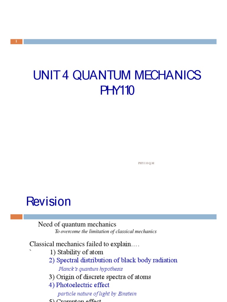 Quantum Mechanics: Dual Nature of Matter | PDF | Waves | Schrödinger Equation