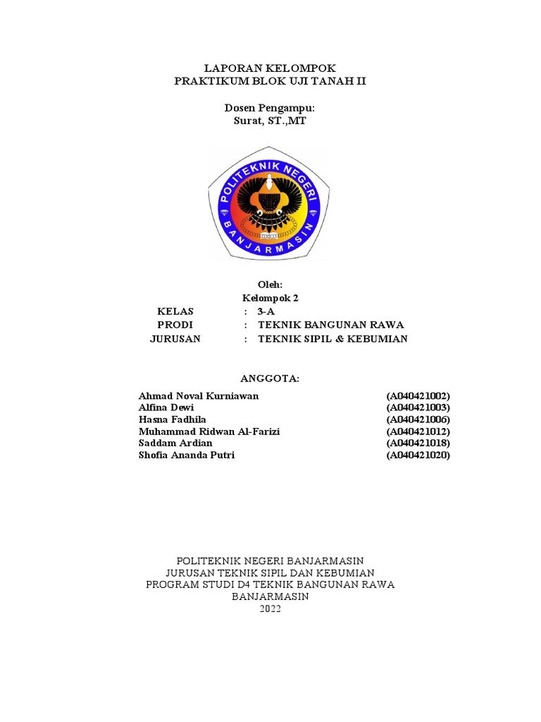 Laporan Kelompok 2 LPB | PDF