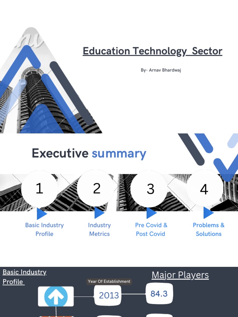 Education Technology Sector PDF | PDF | Startup Company | Small ...