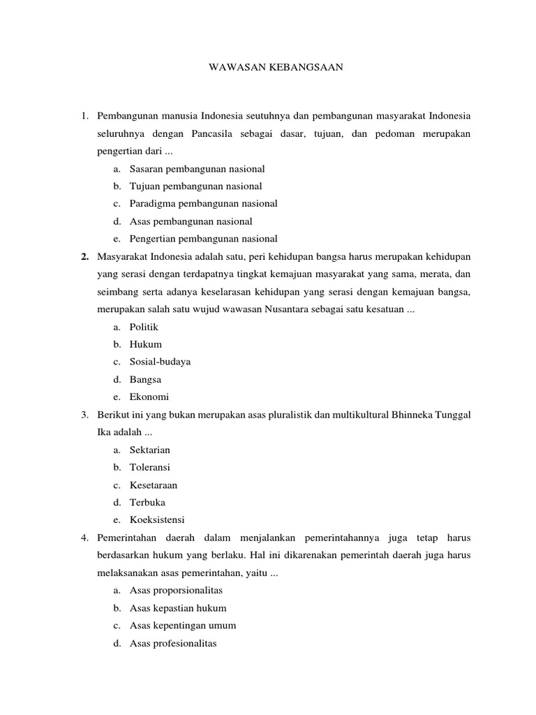 Soal Senin, 20 Februari | PDF