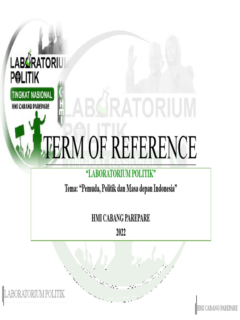 Tor Lab. Politik Hmi Cabang Parepare 2022 | PDF | Seni