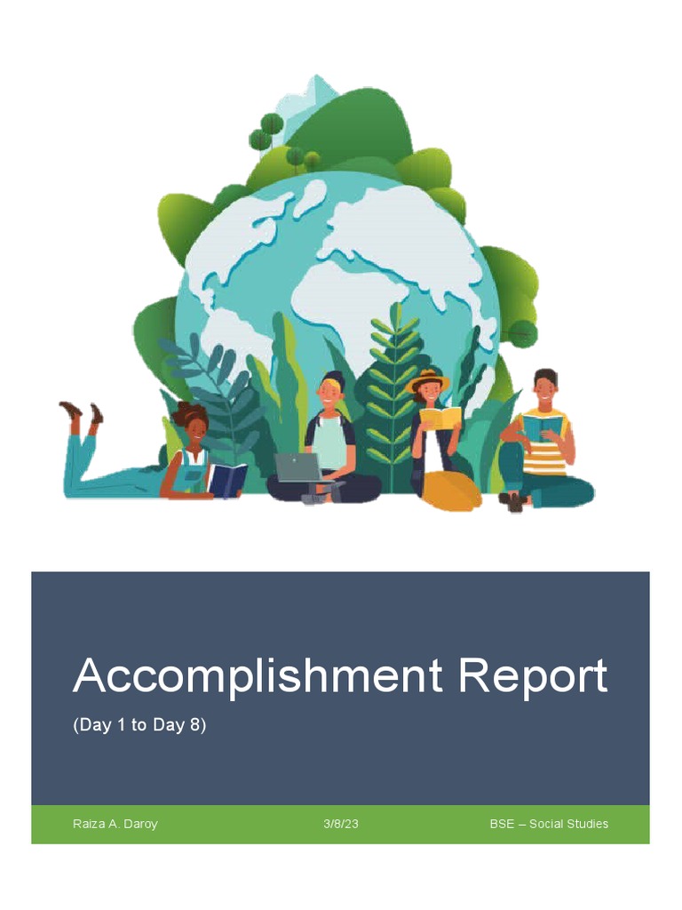 Teaching Interns Accomplishment Report | PDF | Lesson Plan | Teachers