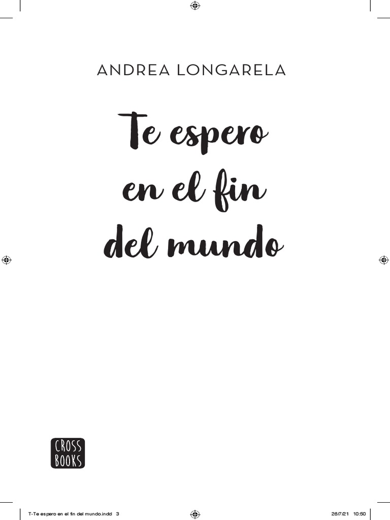 1 Te Espero en El Fin Del Mundo Cap1 PDF | PDF
