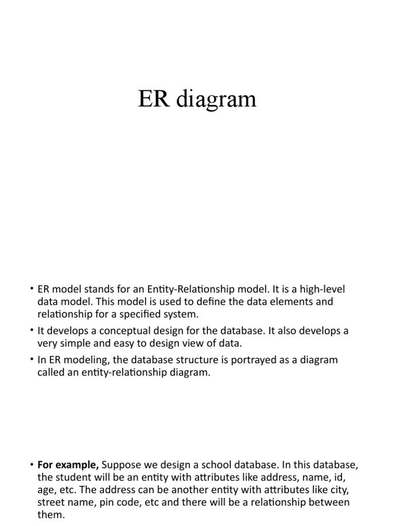 ER Diagram | PDF | Software Design | Data Management