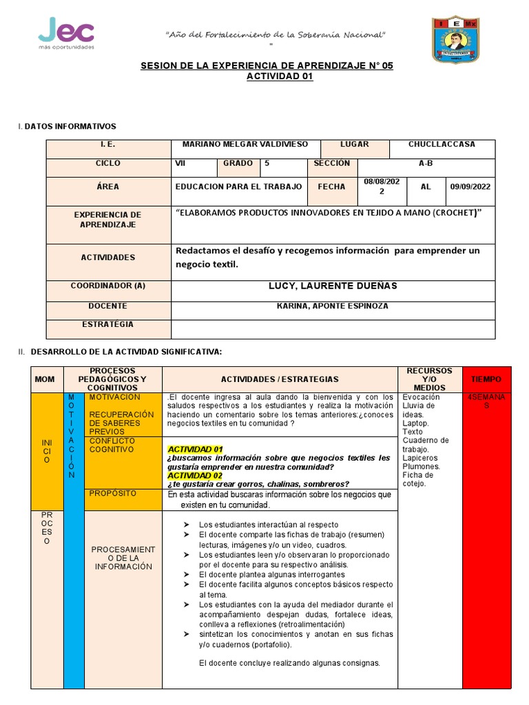 Exp 5 Ept Actividad 1 | PDF | Modificación de comportamiento | Ciencia cognitiva