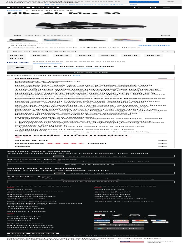 Nike Air Max 90 Foot Locker PDF | PDF | Shoe | Nike