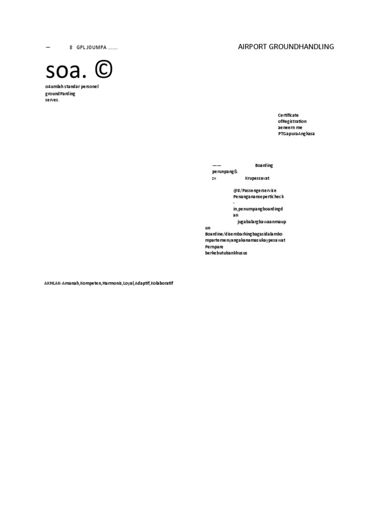 Airport Groundhandling | PDF