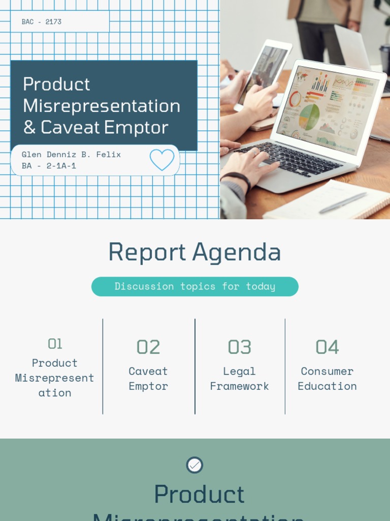 Product Misrepresentation and Caveat Emptor | PDF | Misrepresentation ...
