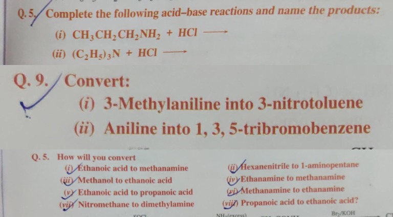 Amines Conversions | PDF