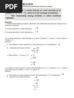 Math 9 Summative Test Joint Variation | PDF | Area | Volume