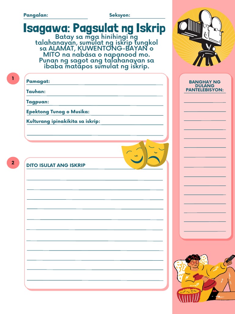 StoryBook Review Printable Worksheet PDF | PDF
