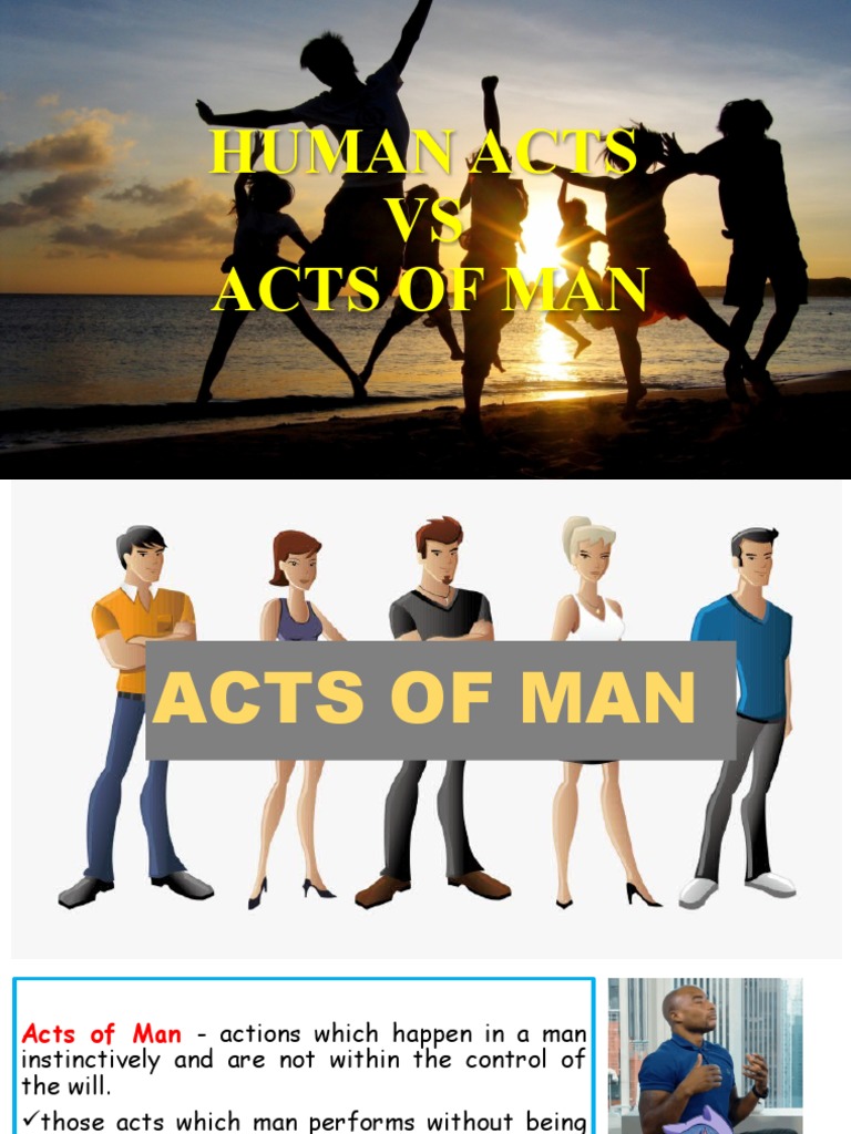 Acts of Man & Human Acts | Download Free PDF | Intention | Reason