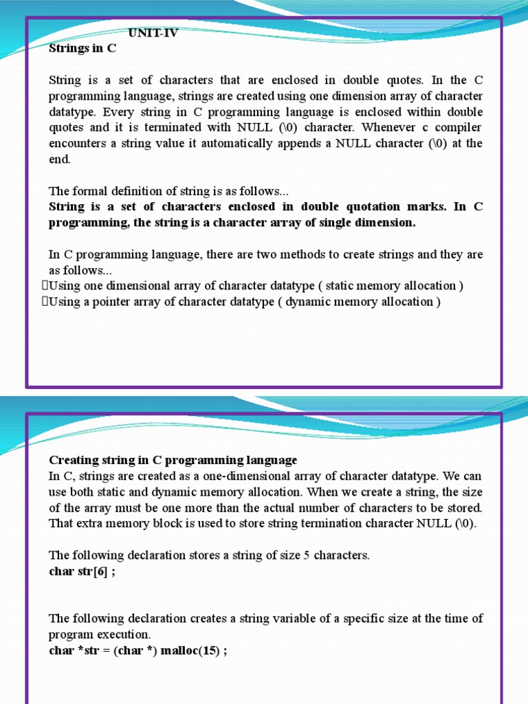 Unit 4 Pdf Pdf Pointer Computer Programming C Programming Language