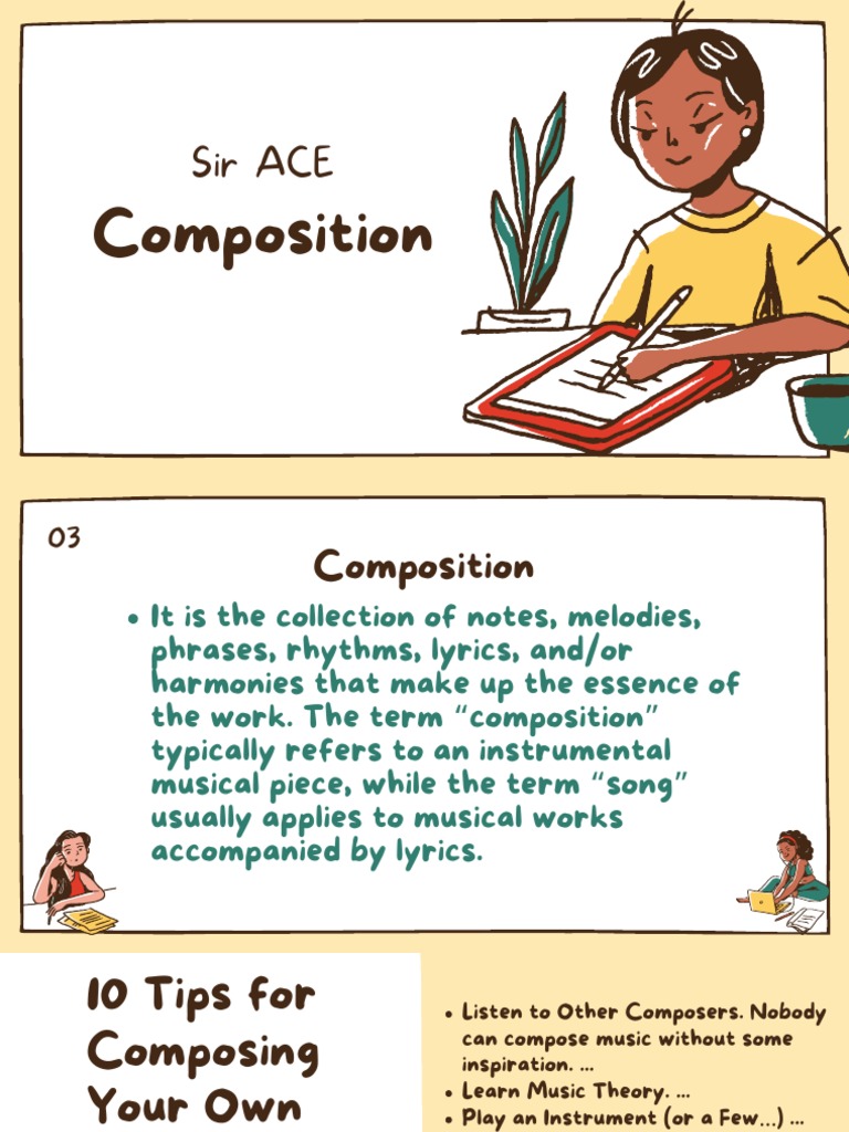 3rd Grading Composition | PDF | Syllable | Musical Compositions