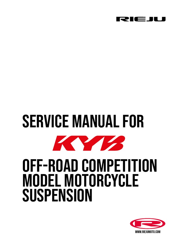 Kayaba Forks Workshop Manual - Off-Road-Eng-61e529a6c44f0 | PDF ...