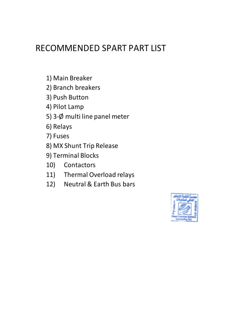 Essential Electrical Components for an Industrial Control Panel: A ...