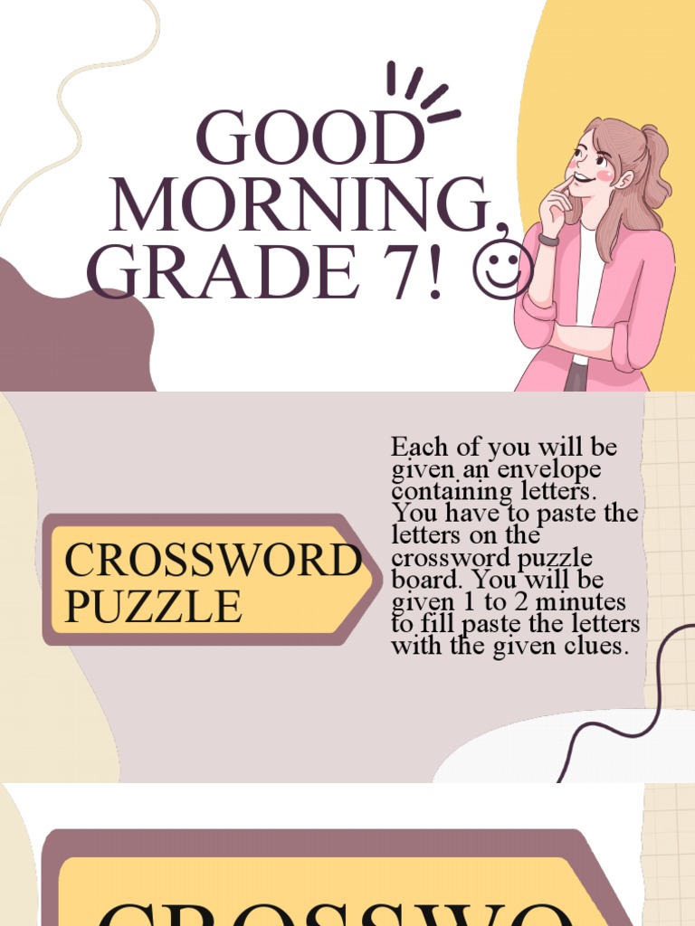 Grammatical Structures Crossword Activity | PDF | Clause | Sentence ...