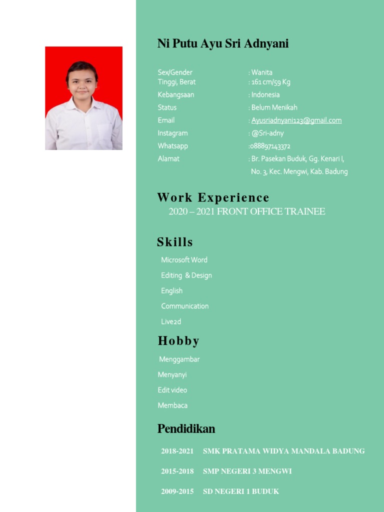 Lamar Shopkeeper - Ni Putu Ayu Sri Adnyani | PDF