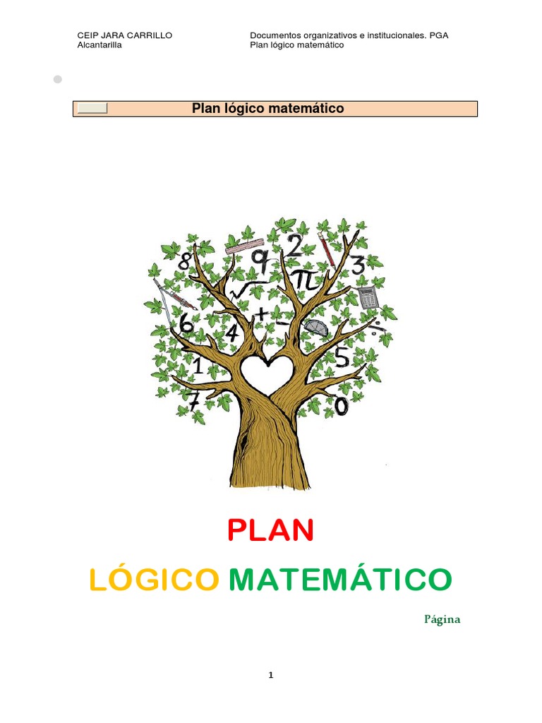Plan Logico Matematica | PDF | Educación primaria | Matemáticas