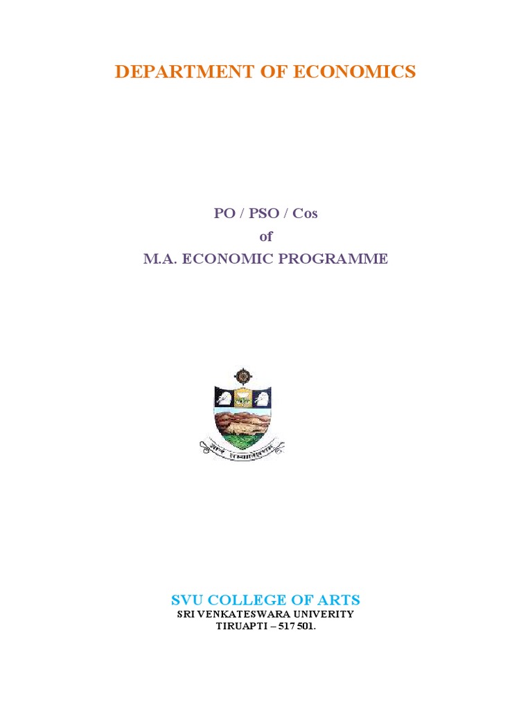 Economics Syllabus 2021 2022 Revised PDF | PDF | Welfare Economics | Macroeconomics