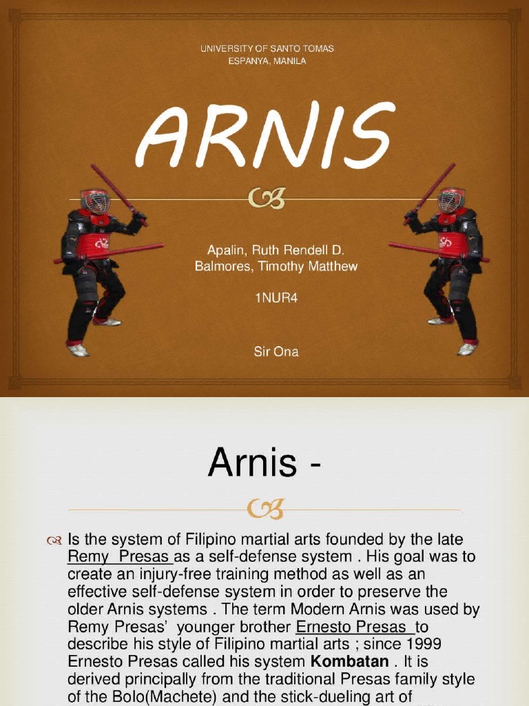 Arnis PPT PDF | PDF