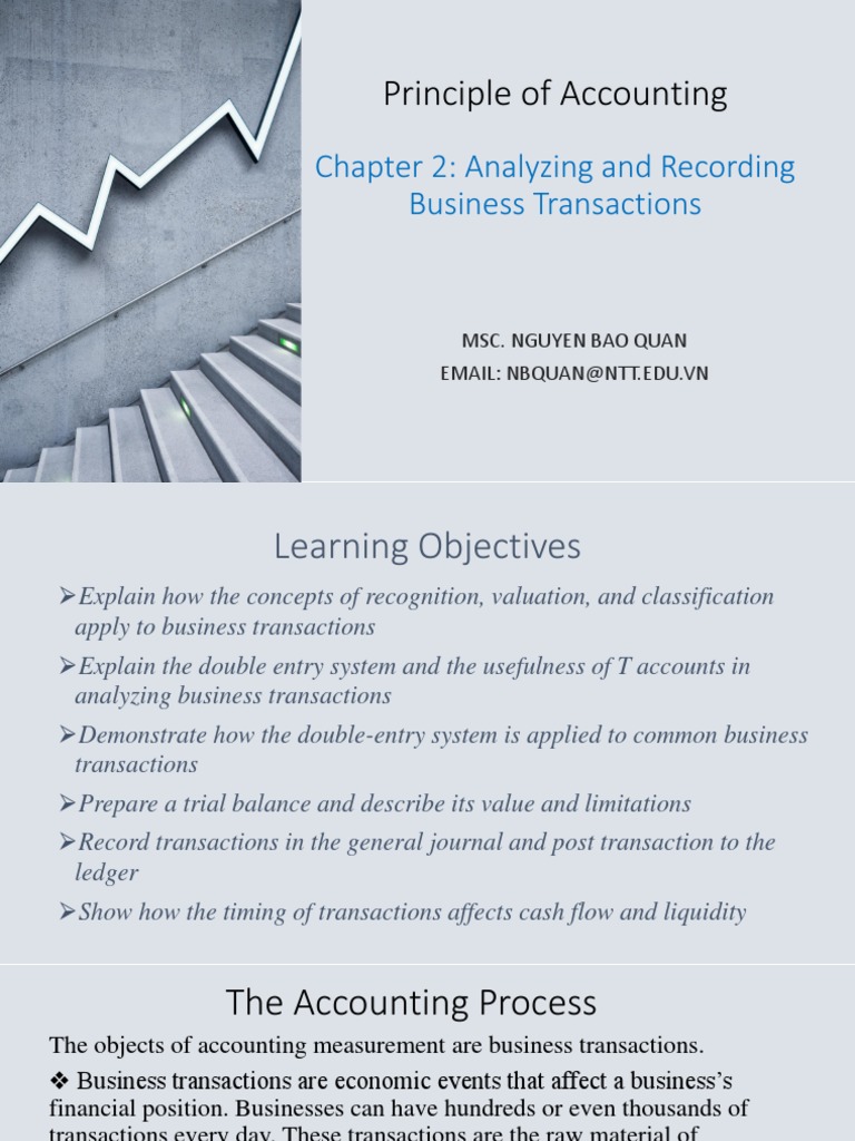 Week 2 - Principle of Accounting | PDF | Debits And Credits | Money