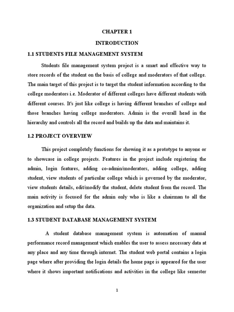 Student File Management System Overview | PDF | Html Element | Html